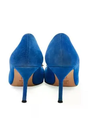 Carolina Herrera Embellished Buckle Pointed-toe Pumps