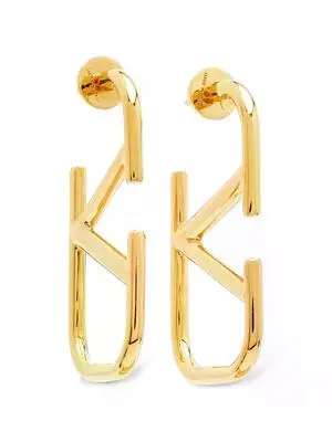 Valentino Garavani Vlogo Hoop Earrings