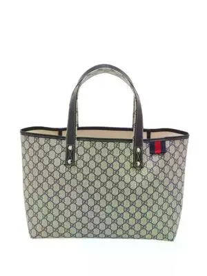 Gucci Sherry Line Gg Canvas Tote Bag - Neutrals