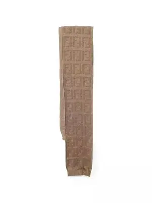 Fendi Ff Motif Stole - Neutrals