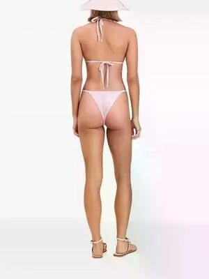 Devon Windsor Jodi Gingham-check Bikini Bottoms