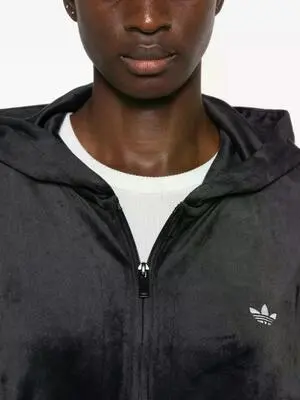 Adidas Velour Zip-up Hoodie