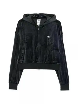 Adidas Velour Zip-up Hoodie