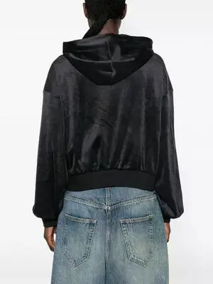 Adidas Velour Zip-up Hoodie