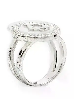 Dior Oblique & Star Crystal-embellished Ring