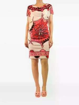 Emilio Pucci Printed Belted Mini Dress