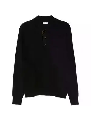 Burberry Long-sleeve Polo Shirt