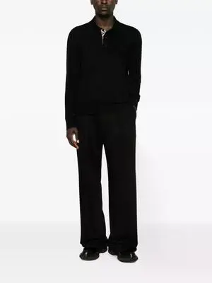 Burberry Long-sleeve Polo Shirt