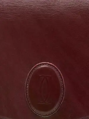 Cartier Must De Oval Emblem Clutch Bag
