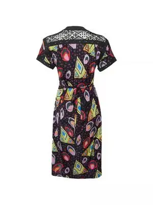 Etro V-neck Embellished Midi Dress