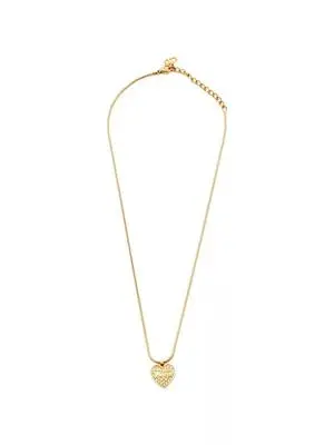 Dior Heart-pendant Necklace - Gold