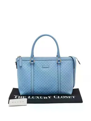 Gucci Microguccissima Tote Bag - Blue