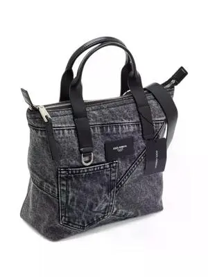 Dolce & Gabbana Leather-trim Denim Tote Bag