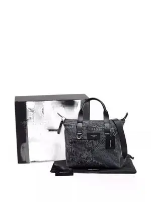 Dolce & Gabbana Leather-trim Denim Tote Bag