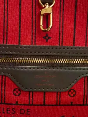 LOUIS VUITTON 2011 Neverfull Gm Damier Ebene Tote Bag