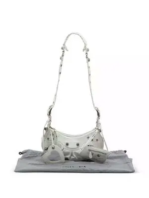 Balenciaga 2021 Le Cagole Shoulder Bag - White