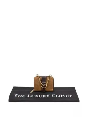 Dolce & Gabbana Horseshoe Ring Suede Wallet