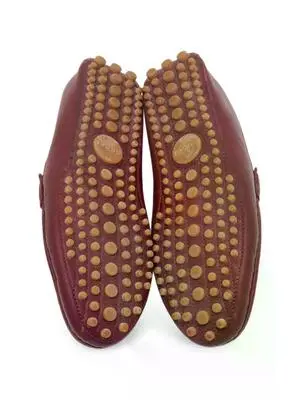 Gucci Web Horsebit Leather Loafers