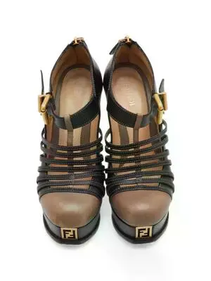 Fendi Strappy Platform Pumps