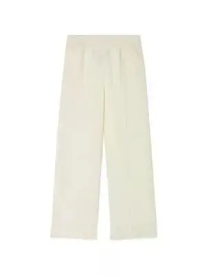 Alanui Ivory Fringed Trousers
