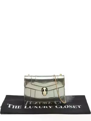 BVLGARI Serpenti Forever Shoulder Bag - Silver