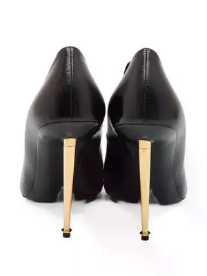 TOM FORD Leather Pointed-toe Stiletto Pumps With Padlock Hardware