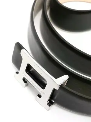 DANIELE ALESSANDRINI Logo Detail Belt
