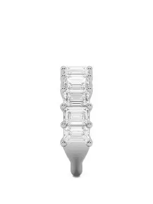 SOLO FOR DIAMONDS Diamond Ear Cuff - Silver