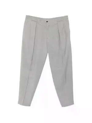 BRIGLIA 1949 Pleated Tailored Trousers - Grey
