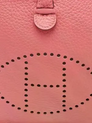 Hermès Evelyne Tpm Perforated Clutch Bag - Pink