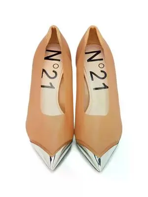 N°21 Metal-toe Pointed Pumps
