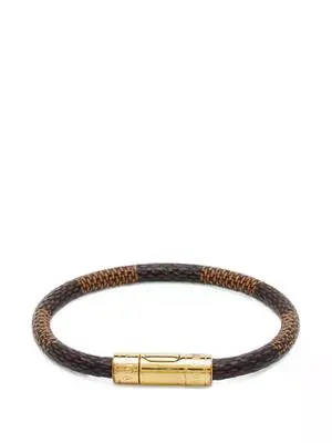 LOUIS VUITTON Keep It Damier Canvas Bracelet - Brown