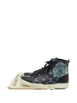 LOUIS VUITTON Chapman Brothers Savane Monogram High-top Sneakers