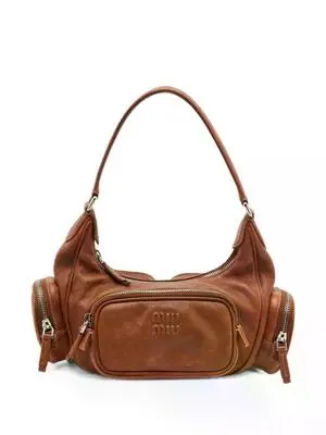 Miu Miu Multi-pocket Leather Shoulder Bag