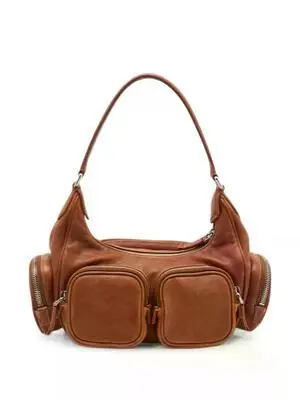 Miu Miu Multi-pocket Leather Shoulder Bag