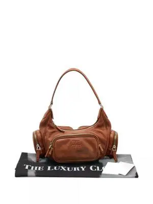 Miu Miu Multi-pocket Leather Shoulder Bag