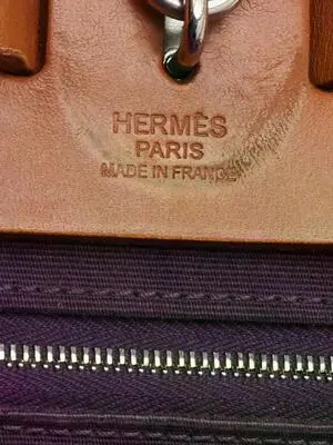Hermès Herbag Zip Tote Bag - Purple