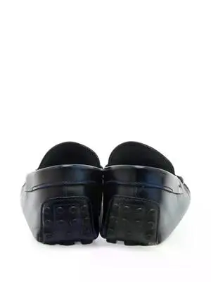 TOD'S Penny Brushed Leather Loafers