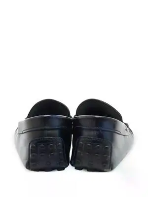 TOD'S Penny Brushed Leather Loafers