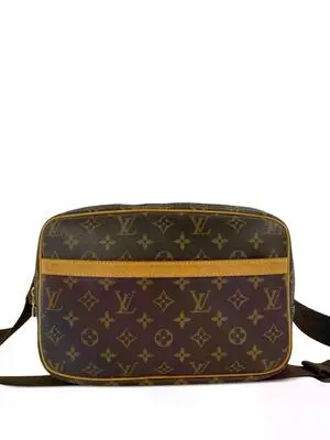 LOUIS VUITTON 2009 Monogram Reporter Pm Crossbody Bag - Brown