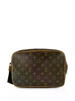 LOUIS VUITTON Monogram Reporter Pm Crossbody Bag - Brown