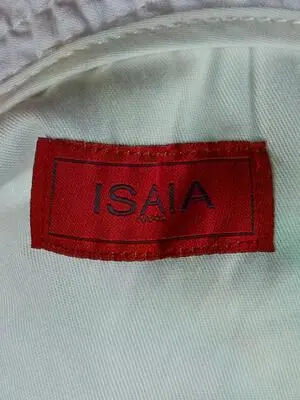 Isaia Seersucker Tapered Trousers