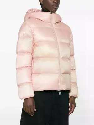 Moncler Moncler Padded Hooded Jacket Pink