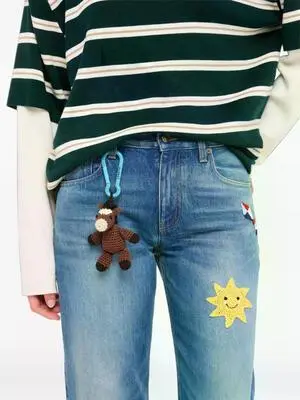 Alanui Horse Amigurumi Crochet Keyring - Brown