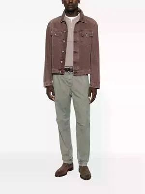 Brunello Cucinelli Zip-pocket Cargo Pants - Grey