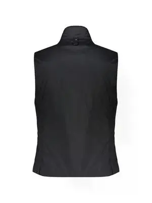 MOORER Padded High-neck Gilet - Blue