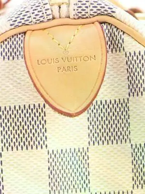 LOUIS VUITTON Speedy 35 Satchel - White