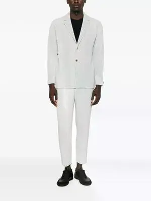 Issey Miyake Cropped Pleated Trousers