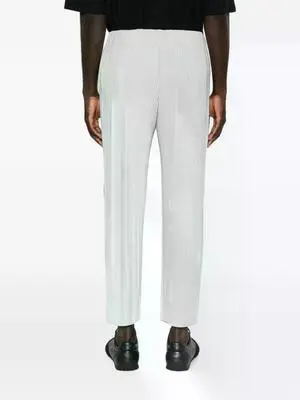 Issey Miyake Cropped Pleated Trousers