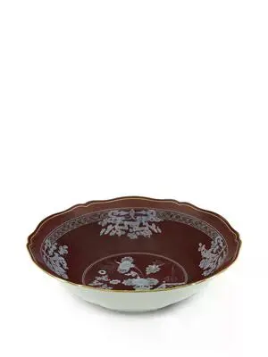 GINORI 1735 Floral-print Serving Bowl - Brown